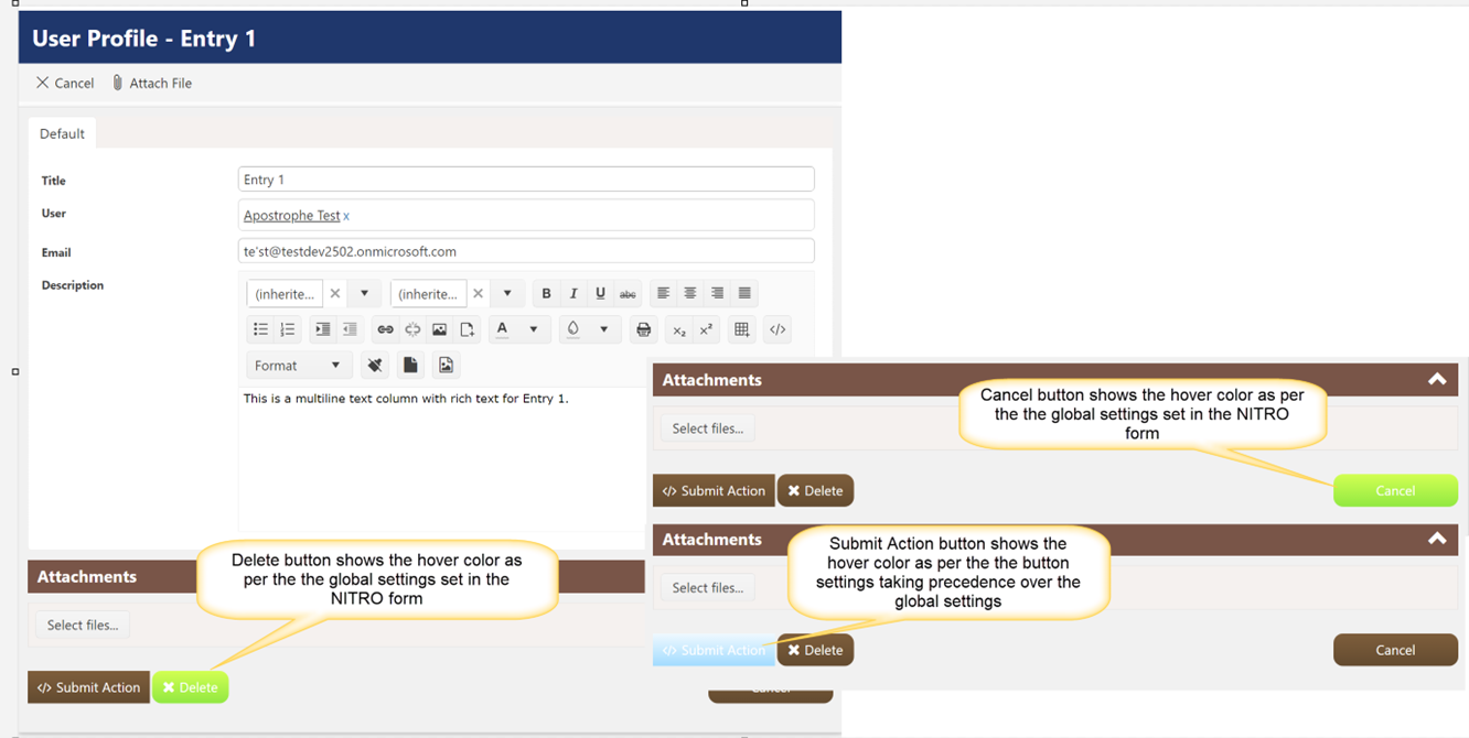 How to modify the default “Save” and “Cancel” buttons in Nitro forms and Portal? - Crow Canyon ...