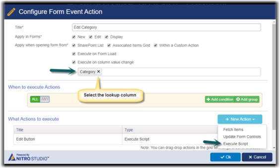 Use ‘Form Event Actions’ feature of NITRO Forms to add custom functionality - Crow Canyon ...