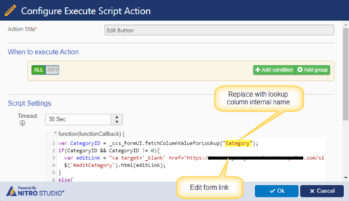 Use ‘Form Event Actions’ feature of NITRO Forms to add custom functionality - Crow Canyon ...