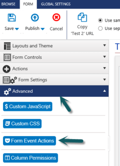 Use ‘Form Event Actions’ feature of NITRO Forms to add custom functionality - Crow Canyon ...