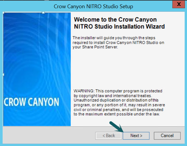 Install Crow Canyon NITRO Secure for SharePoint On-Premises – Crow Canyon Software Support