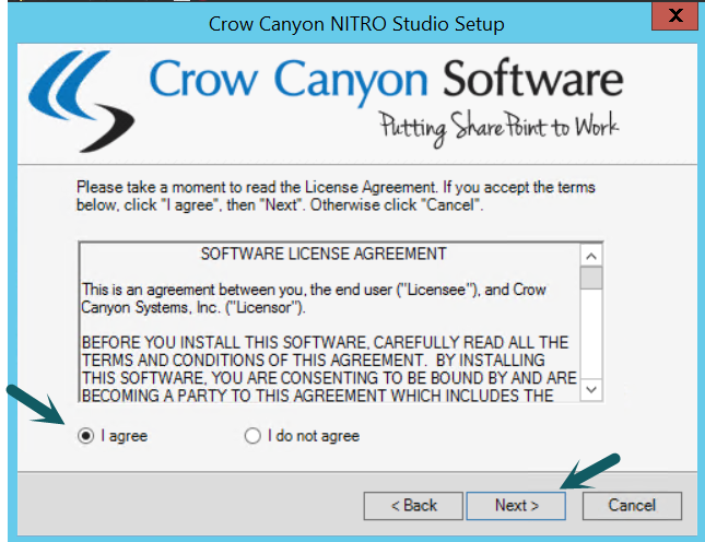 Install Crow Canyon NITRO Secure for SharePoint On-Premises – Crow Canyon Software Support