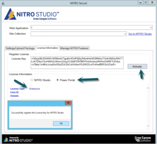 NITRO Studio and NITRO Applications License Registration - Crow Canyon ...