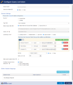 Configuration of Loop feature in Custom Actions and NITRO Workflows - Crow Canyon Software Support