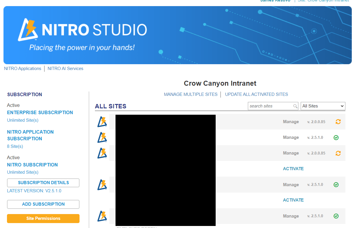 NITRO Studio Version 2.5.1.0 Release Notes - Crow Canyon Software Support