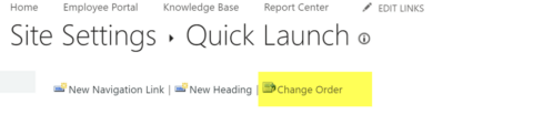 Manage quick launch links in SharePoint sites - Crow Canyon Software ...