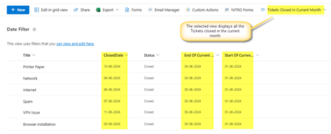 Steps To Filter The List Items Using SharePoint Views and Calculated ...