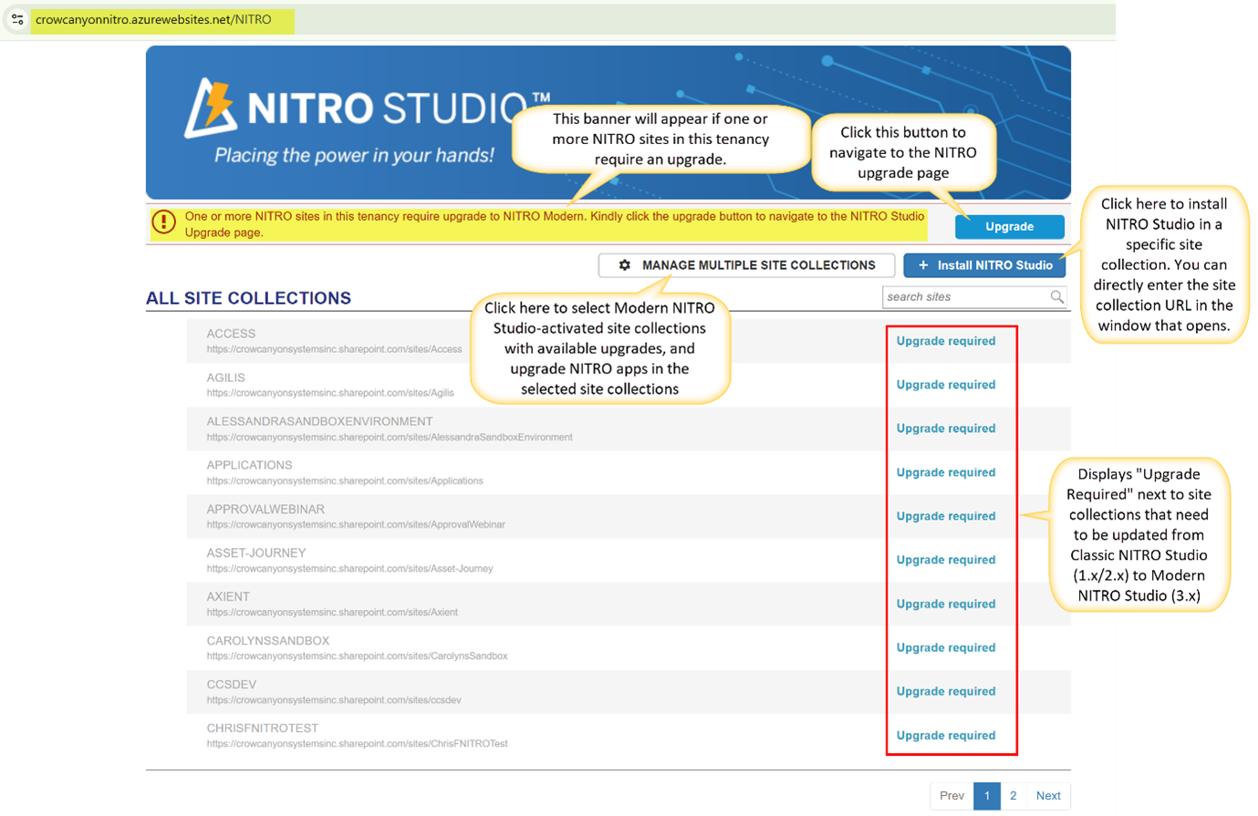 Upgrade NITRO Studio from 1.0/2.0 to Modern NITRO Studio (3.0) - Crow Canyon Software Support